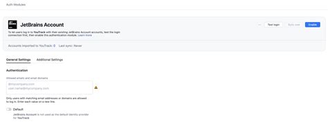 Jetbrains Account Auth Module Youtrack Server Documentation