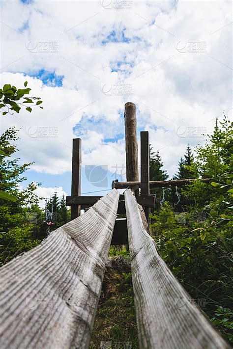 森林中的木结构