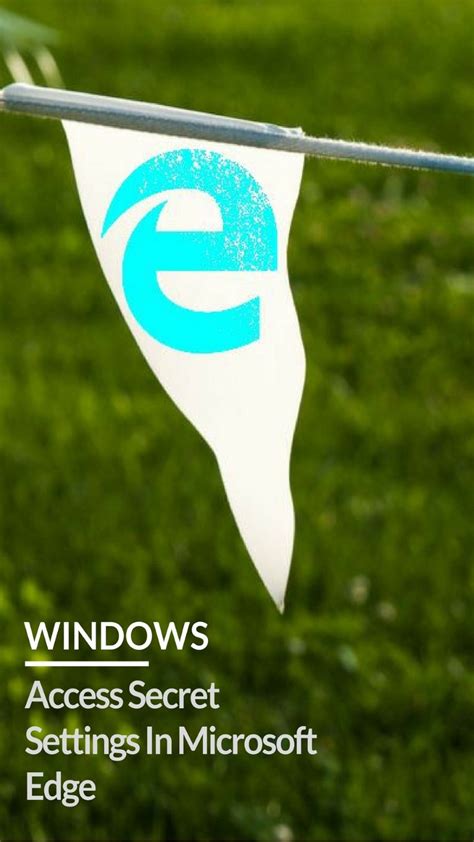 how to access secret settings in microsoft edge secret edges microsoft