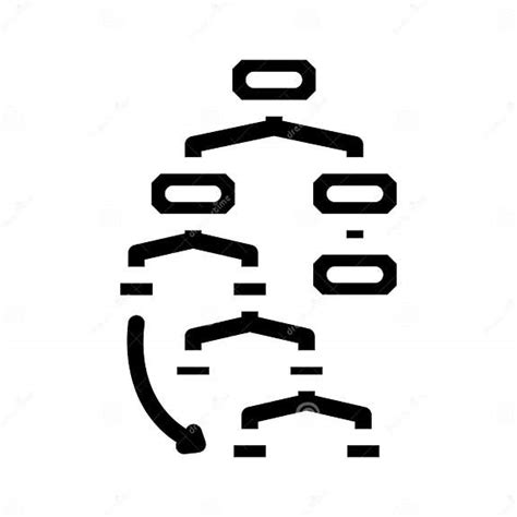 Syntax Tree Natural Language Processing Nlp Glyph Icon Vector