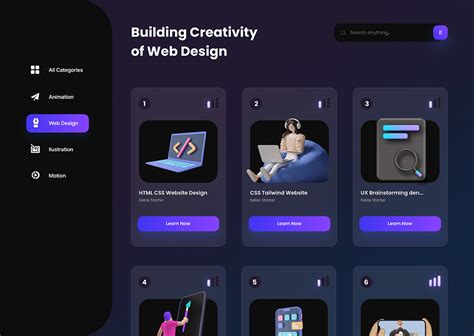 Online Course UI Design On Behance