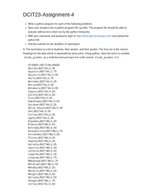 Dcit23 Assignment 4 Download Free Pdf Computer Science Computer Data