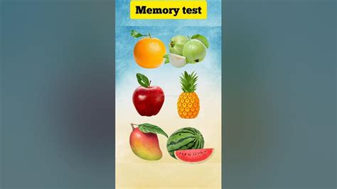 Memory Test 🧠🎯💯 Uyirummeiyum Memorytest Memoryskills Youtube