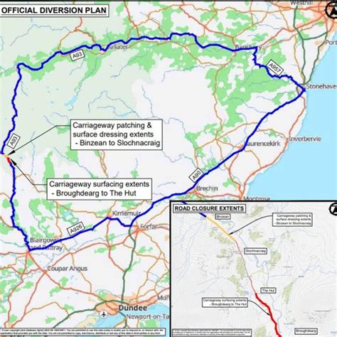144 Mile Diversion For Overnight Road Closure On A93 Near Glenshee