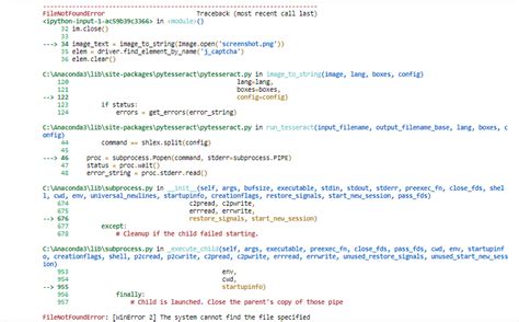 Python Error Converting Simple Captcha To String Using Tesseract