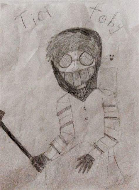 Ticci Toby Drawing Finally I Completed It Drawings Slenderman
