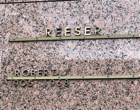 Robert Lee Reeser 1905 1968 Homenaje De Find A Grave