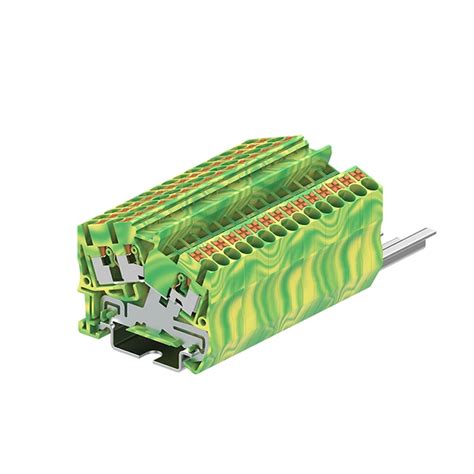 PA Push In Spring Type DIN Rail Terminal Industrial Connectors China Terminal Block And DIN