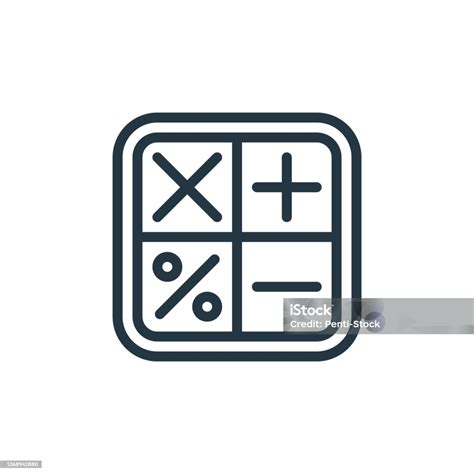 흰색 배경에서 격리된 계산기 벡터 아이콘입니다 웹 사이트 디자인 및 모바일 앱 개발을위한 개요 얇은 라인 계산기 아이콘 얇은 선 계산기 개요 아이콘 벡터 그림입니다 0명에