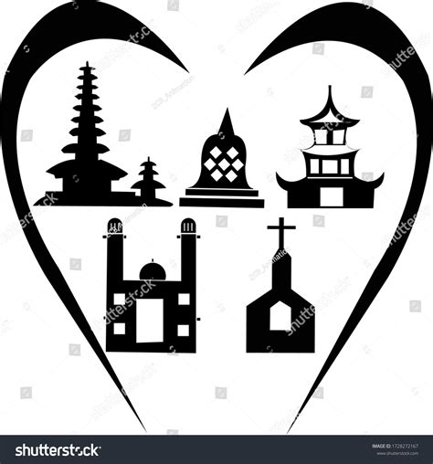 Religious Cultural Shrines Indonesian Stock Illustration 1728272167