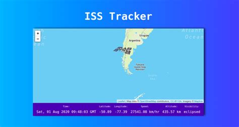 Build A Real Time Iss Tracker Using Javascript Dev Community