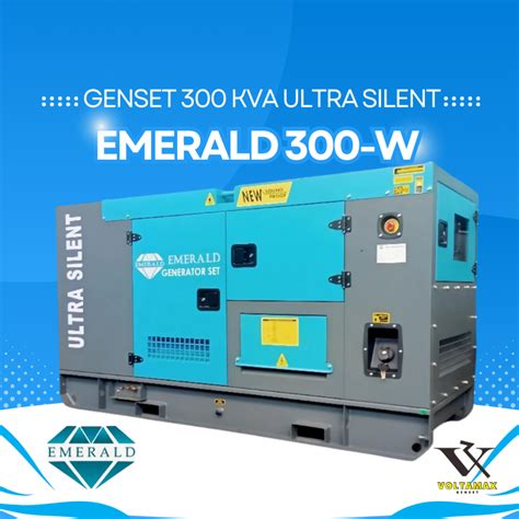 Jual Genset 300 Kva Silent Diesel Genset Sound System Genset Industri