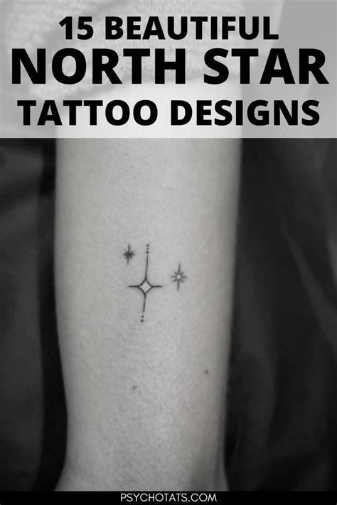 15 North Star Tattoo Designs Guiding You To Your True North Artofit