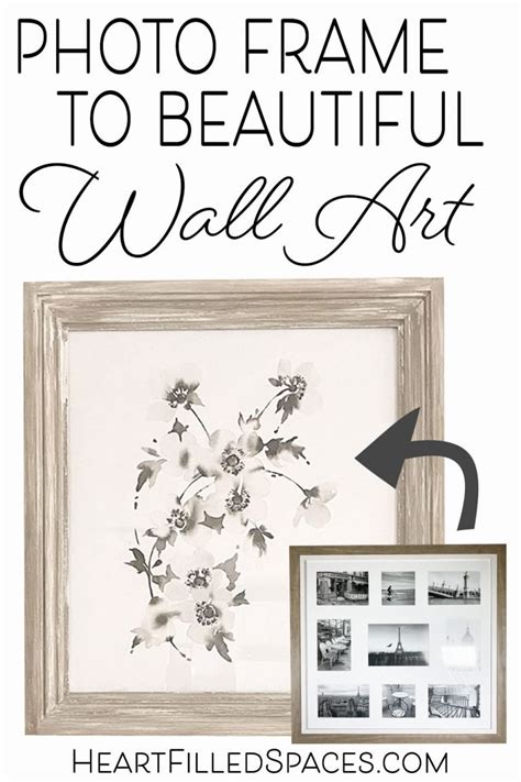 How To Make Large DIY Rustic Frames From Outdated Or Cheap Frames