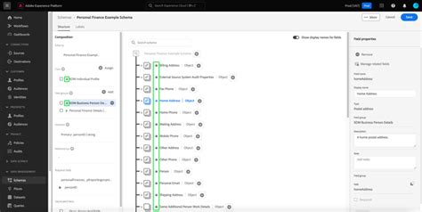 create and edit schemas in the ui adobe experience platform