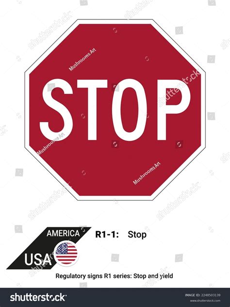 Stop Sign R1 Series Stop Yield Stock Vector Royalty Free 2248503139 Shutterstock Stop Sign R1 Series Stop Yield Stock Vector Royalty Free 2248503139 Shutterstock