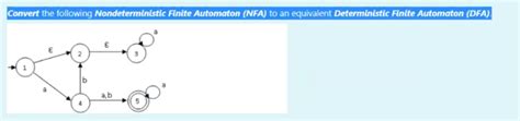 solved convert the following nondeterministic finite
