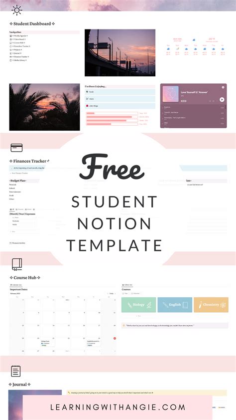 Notion Templates For Students Aesthetic Catholf