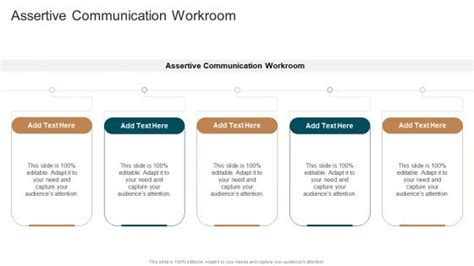 Assertive Communication Skills PowerPoint Presentation And Slides SlideTeam