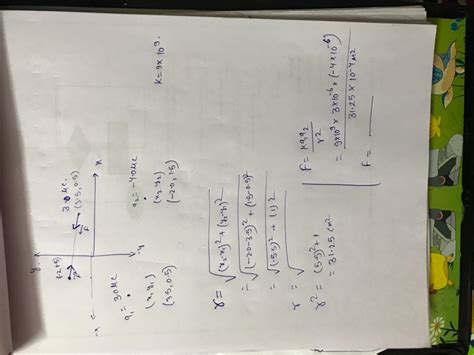 GO The charges and coordinates of two charged particles held fixed in an xy plane are qı