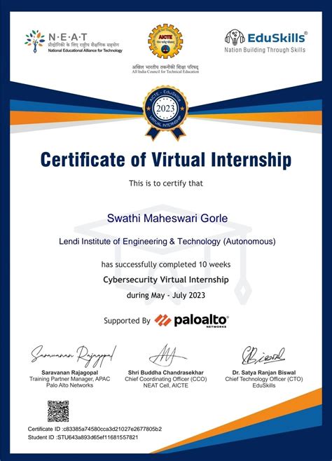 Swathi Maheswari On Linkedin I Am Happy To Share That I Have Obtained