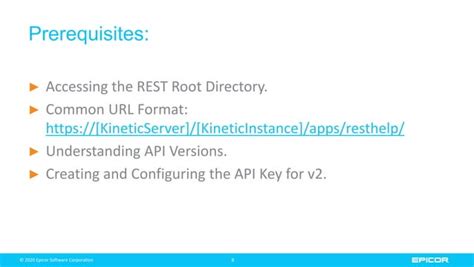 Epicor Kinetic REST API Services Overview Pptx Operating Systems
