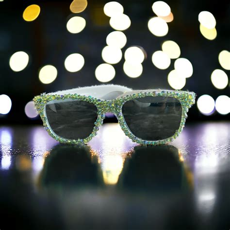 Rhinestone Sunglasses Custom Bedazzled Shades Etsy