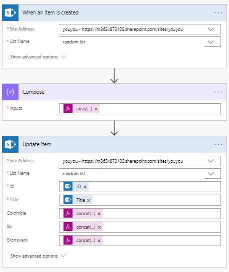 sharepoint online how to insert multiple items into calculated column