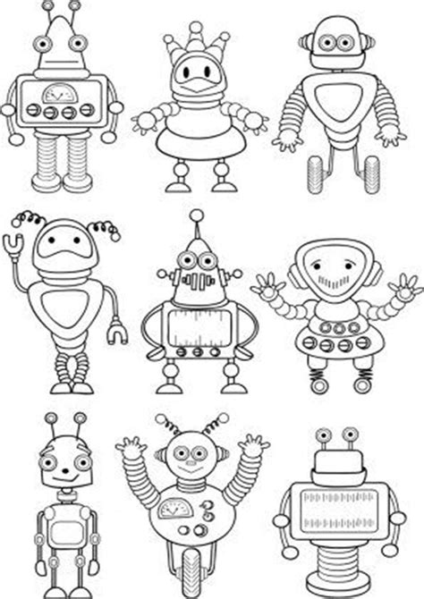 Free Printable Coloring Pages Robots Printable Word Searches