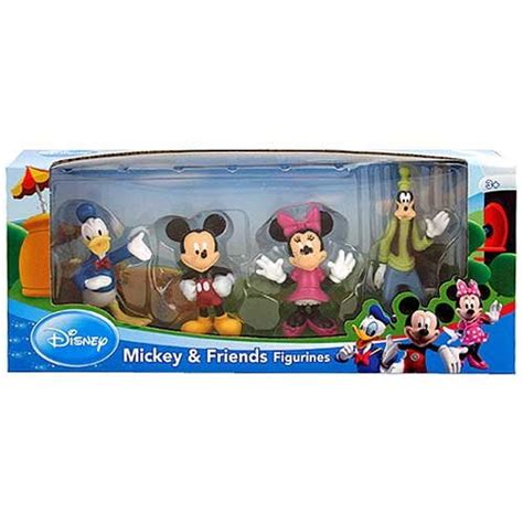 Disney Mickey Mouse Figurines 4 Pack