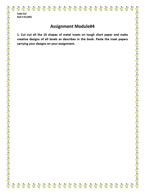 Pmc Module 4 Assignment Sada Gul Rolld12905 Pdf Alphabet