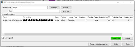 De Authorizeauthorize Actian Zen Pervasive Database Key Windward