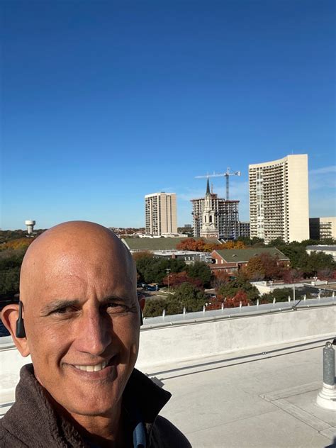 Perks Of The Job I Get To Enjoy A Backdrop Of Dallas While Conducting A Commercial Hvac