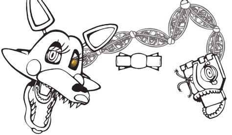 Fnaf Coloring Pages Mangle