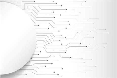 Premium Vector Futuristic White Global Network Technology Vector