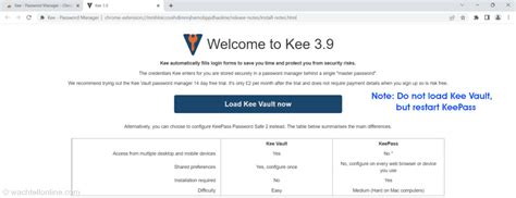 KeePass Password Safe Browser Integration WachtellOnline