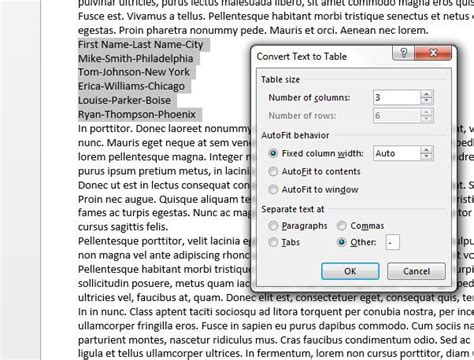 How To Convert Text To Table In Word Solve Your Tech