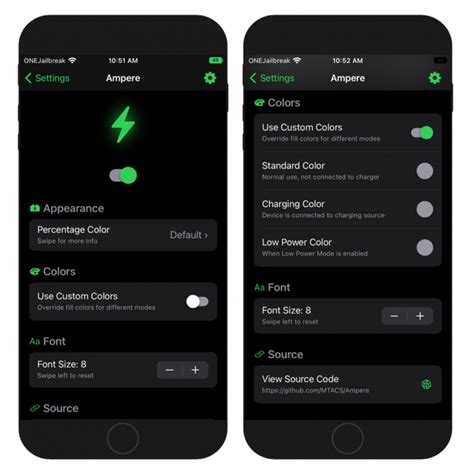 Ampere Tweak Brings Ios 16 Battery Indicator To Ios 14