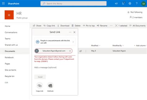 Sharepoint Online How To Limit External Sharing By Domain Sharepoint Diary