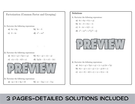 Factor Polynomials By Grouping Worksheet