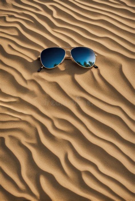 Sunglasses On Wavy Desert Sands Stock Image Image Of Dunes Optical