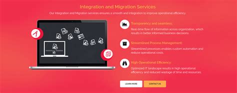 Custom Application Development Services Web Page On Behance