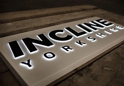 Push Through Acrylic Sign Custom Push Thru Illuminated Acrylic Signs
