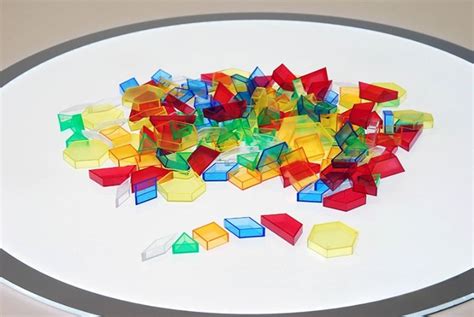 Translucent Pattern Blocks 180pk Eduspace Supplies