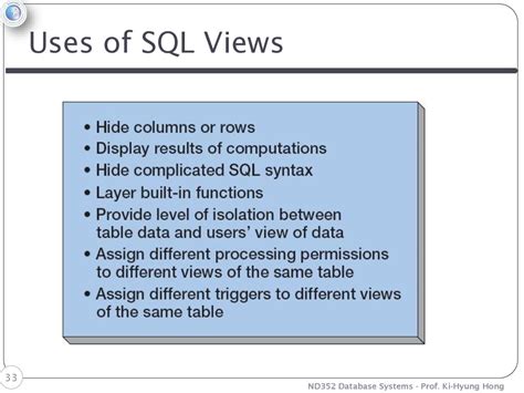 Ch7 Sql For Db Construction And Application Processing 데이터베이스시스템