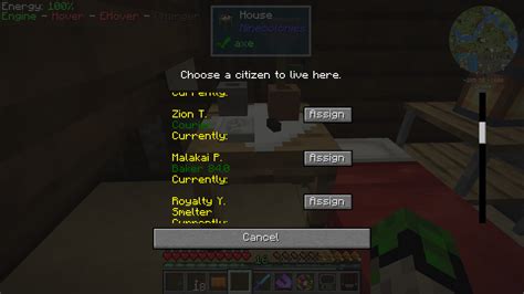 Cannot See Distances In Housing Assign Citizen Menu · Issue 6572