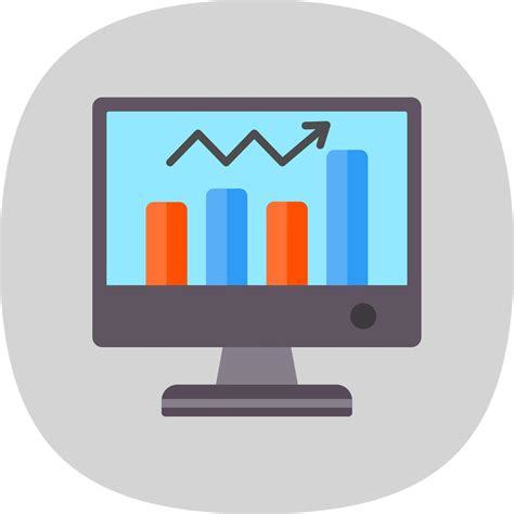Analytics Flat Curve Icon Design 43811645 Vector Art At Vecteezy