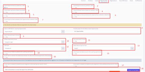 Sfdc Crm Sync Setting And Integration