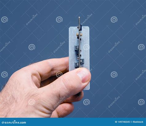 Voltage Regulator Module For Powerful Server Stock Image Image Of
