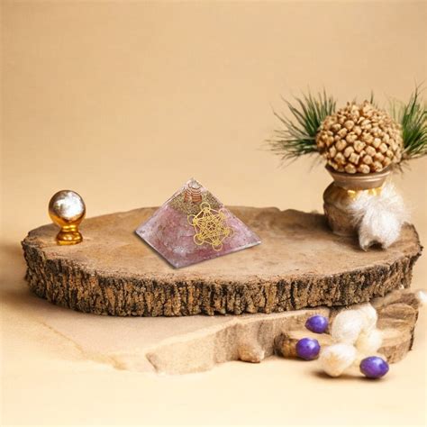 Orgonite Crystal Pyramids For Energy Cleansing And Emf Protection